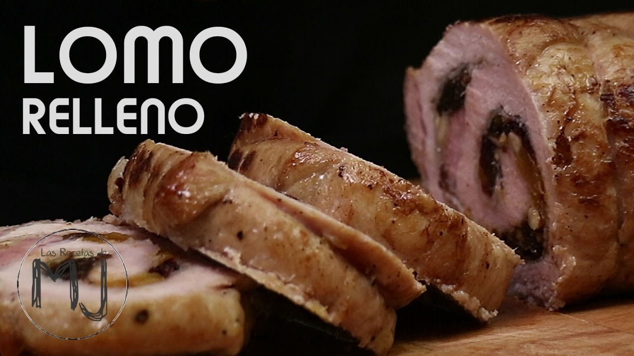 Lomo de cerdo relleno: cómo abrir y bridar carnes para rellenar - YouTube