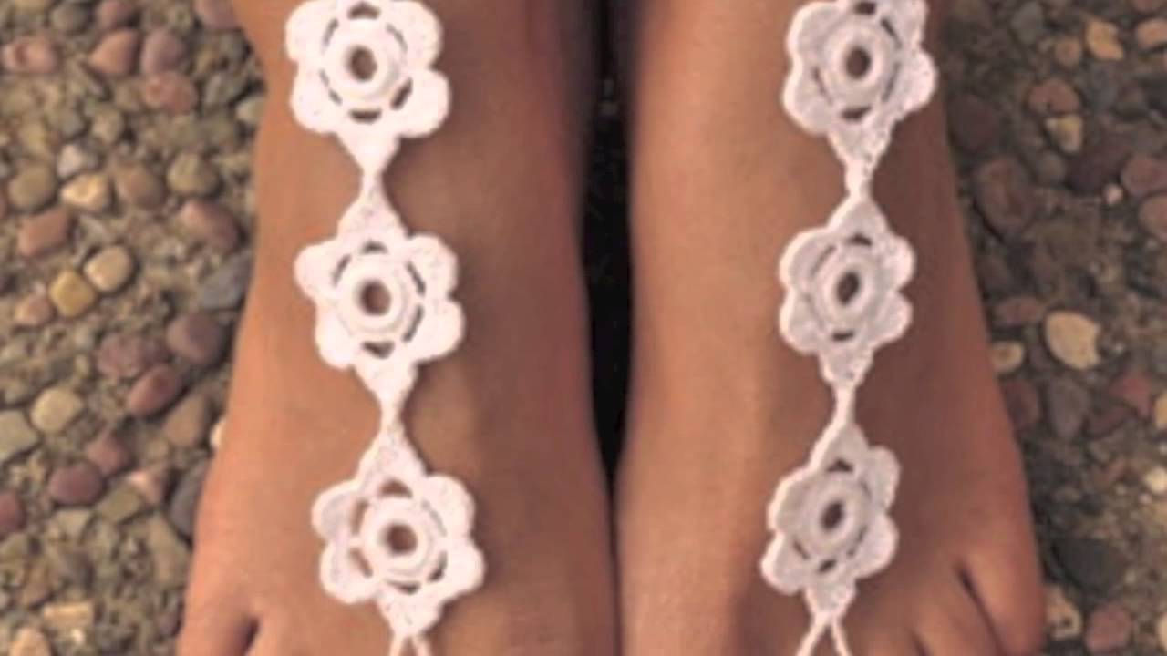 Crocheted Anklets 2 - YouTube