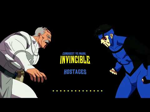 INVINCIBLE S03 E08 - Hostages | Mark vs Conquest Theme Full | - YouTube