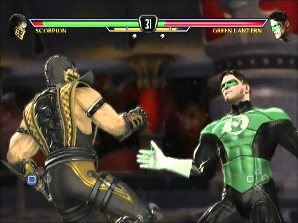 Mortal Kombat vs DC Universe Scorpion Arcade Playthrough - YouTube