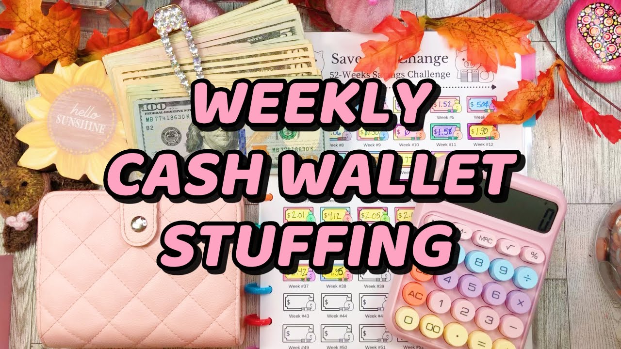 WEEKLY CASH WALLET STUFFING, Budgeting and saving for sinking funds and ...