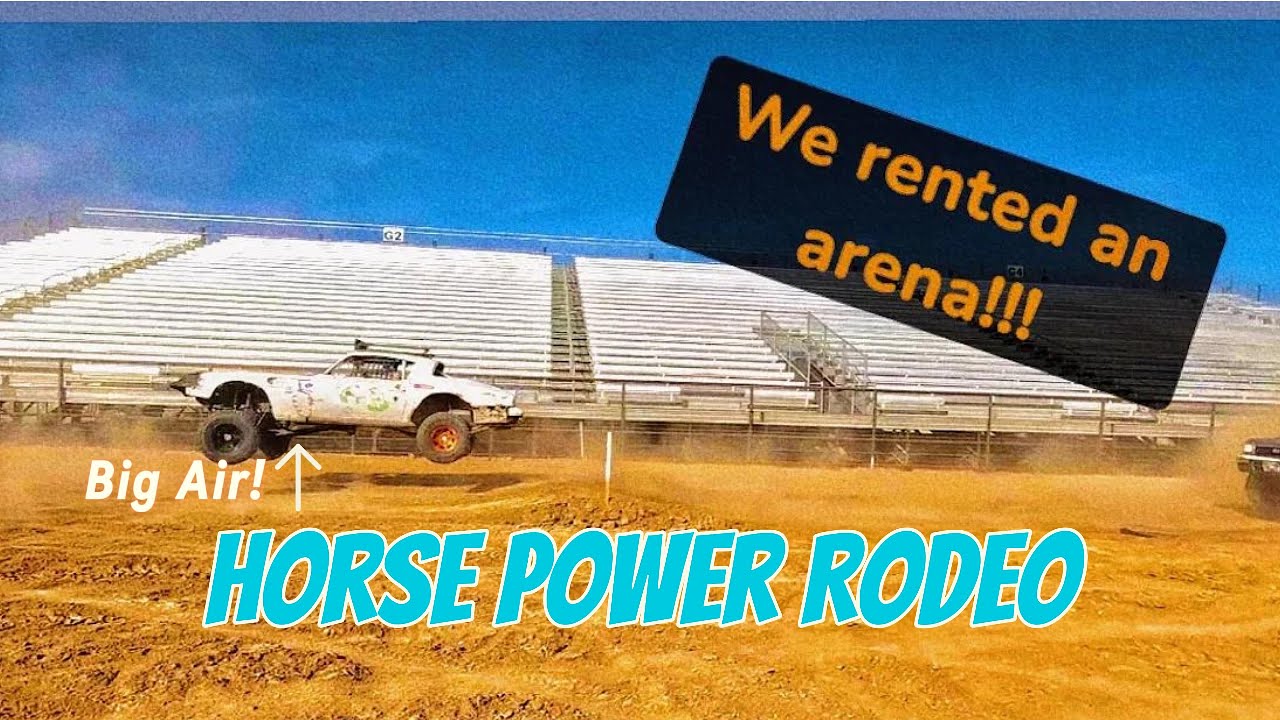 Horsepower Rodeo Barrel Racing Our Tuff Trucks! - YouTube