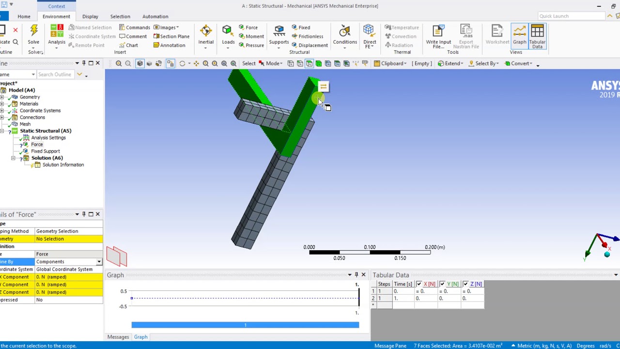 FEA on mated L angle assembly - YouTube