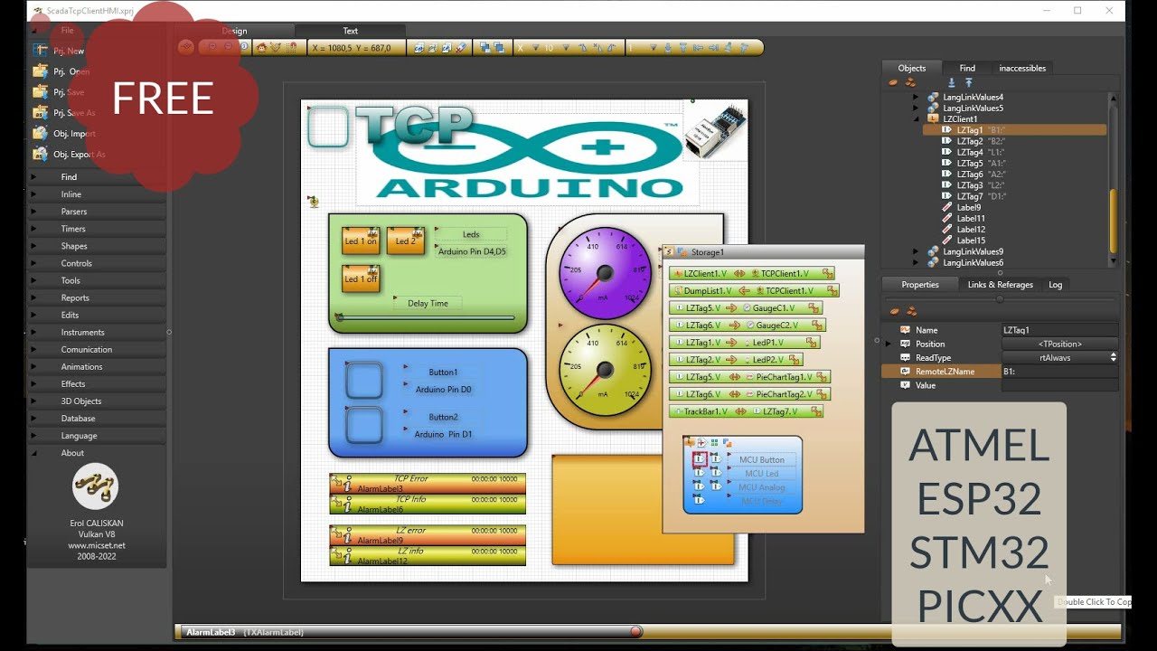 Tcp Enc28j60 Arduino Simple Read Write Io And Variable Youtube 0763
