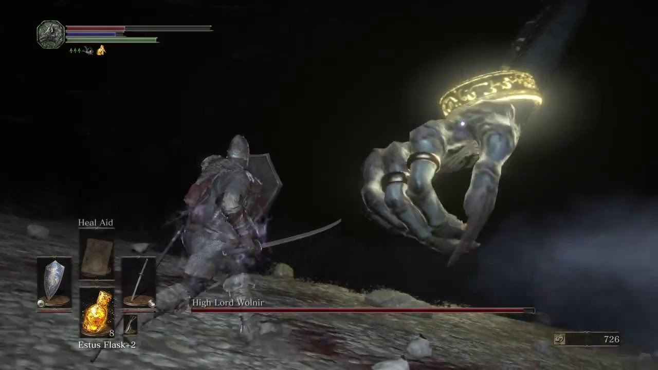 DARK SOULS III: Fighting High Lord Wolnir - YouTube
