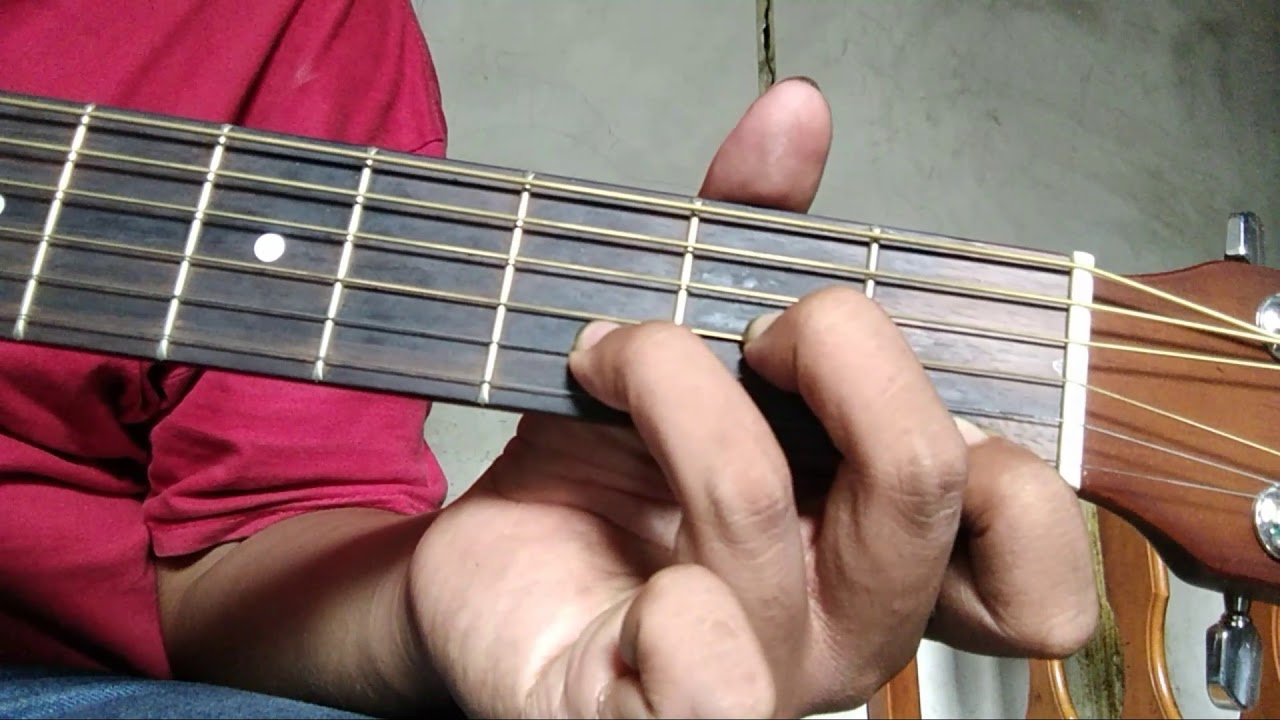 Tutorial kunci gitar (minor) untuk pemula - YouTube