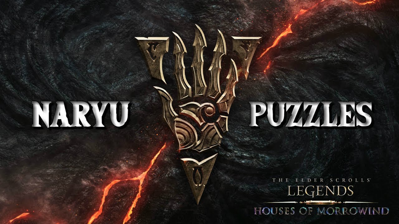 The Elder Scrolls: Legends -All 10 Naryu Puzzles Solved - YouTube