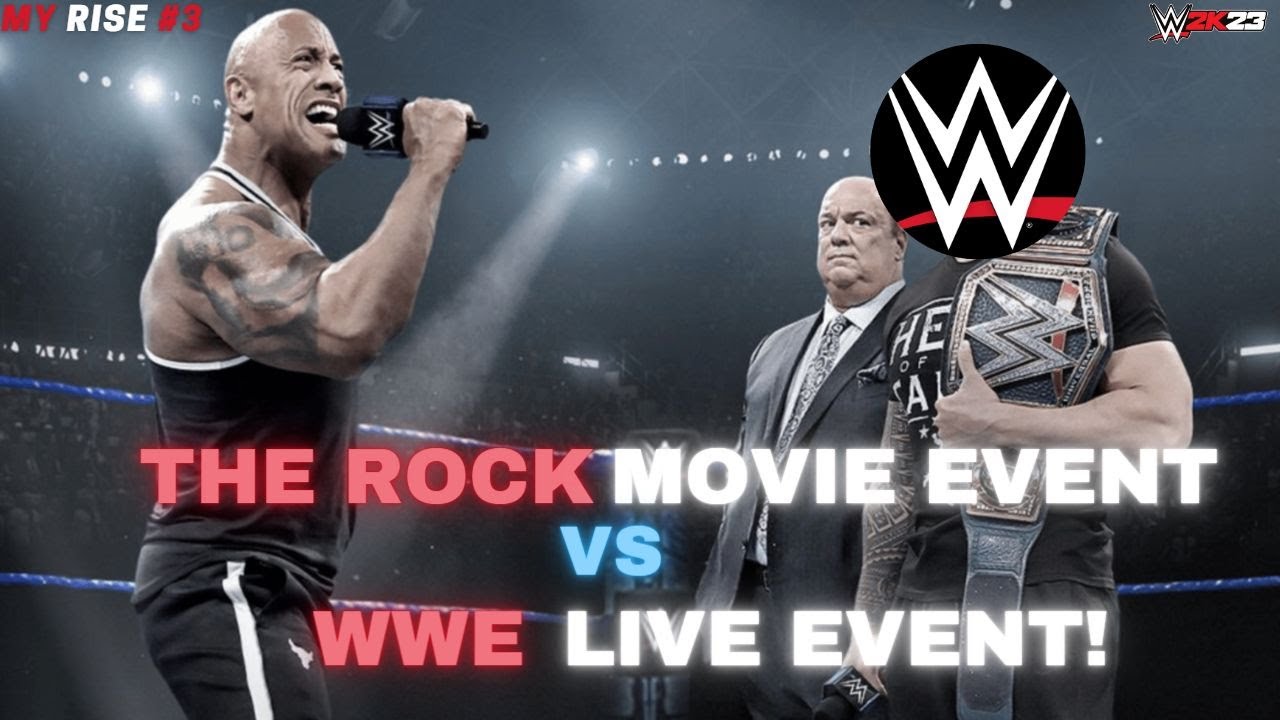 The Rock Vs WWE | WWE 2K23 | My Rise #3 - YouTube