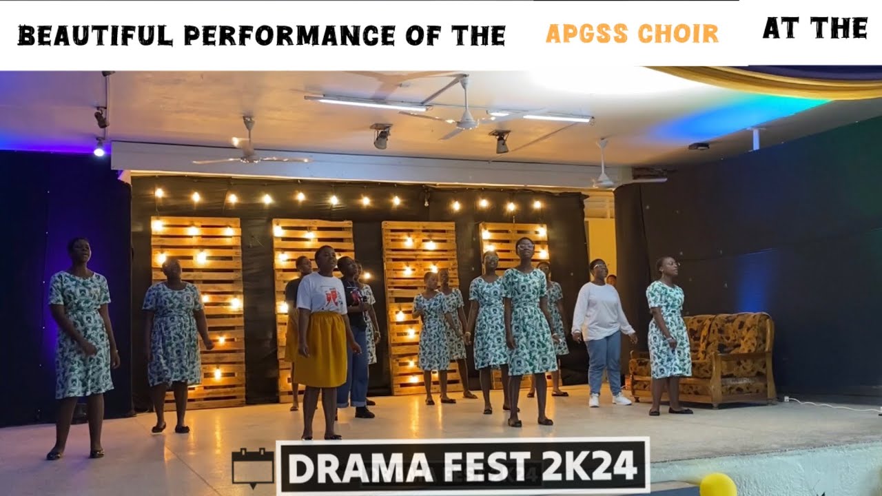 BEAUTIFUL PERFORMANCE OF THE APGSS CHOIR AT THE DRAMA FEST 2k24 - YouTube