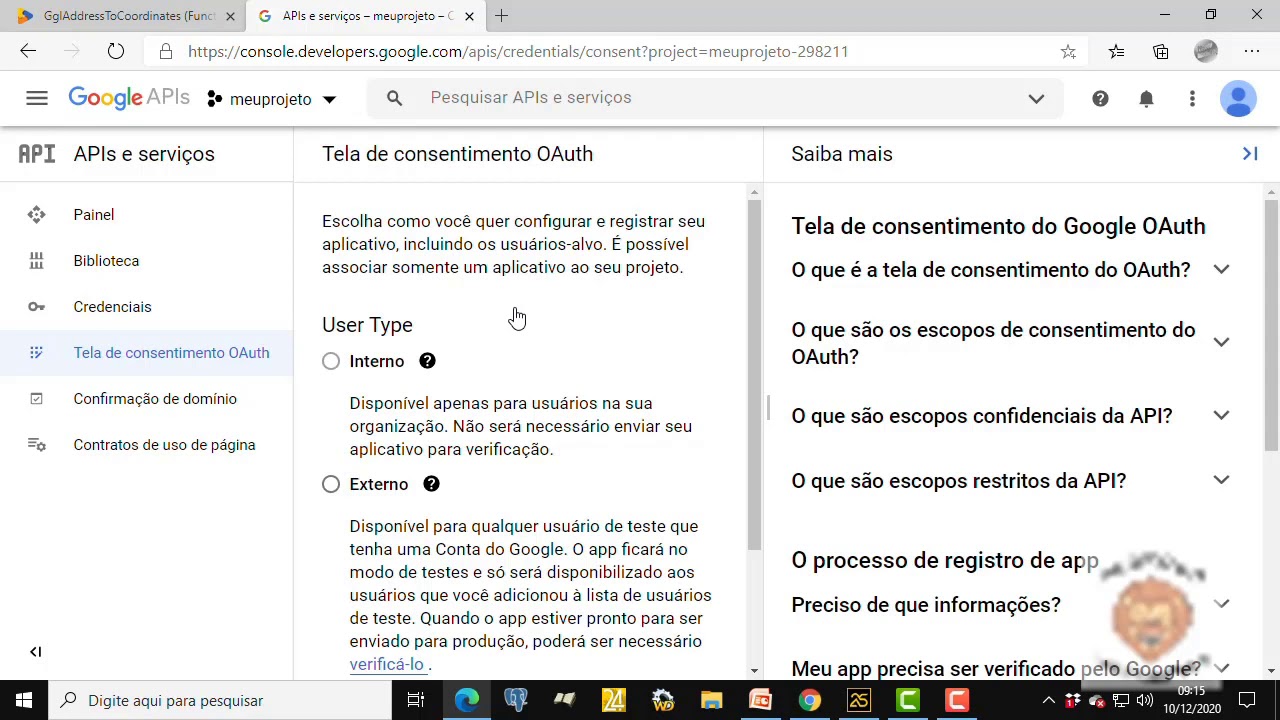 Guia Windev 25 - aula 318 - Configurando a conta de desenvolvedor no ...