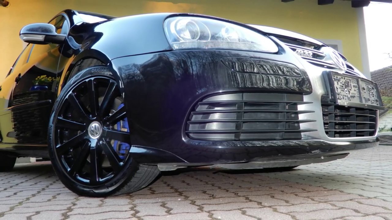 VW Golf 5 R32 Black + Sound - YouTube