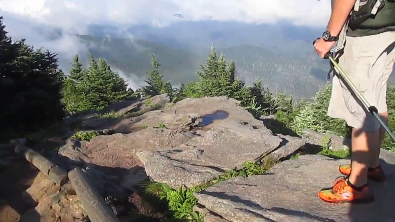 Mount Mitchell Loop Trail - Video #3 ( Mt. Craig Summit) - YouTube