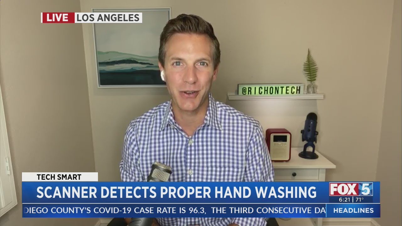 Scanner Detects Proper Hand Washing - YouTube