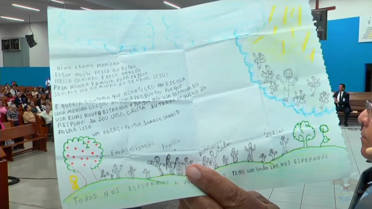 Pastor Jonas: Cartinha de uma criança - YouTube