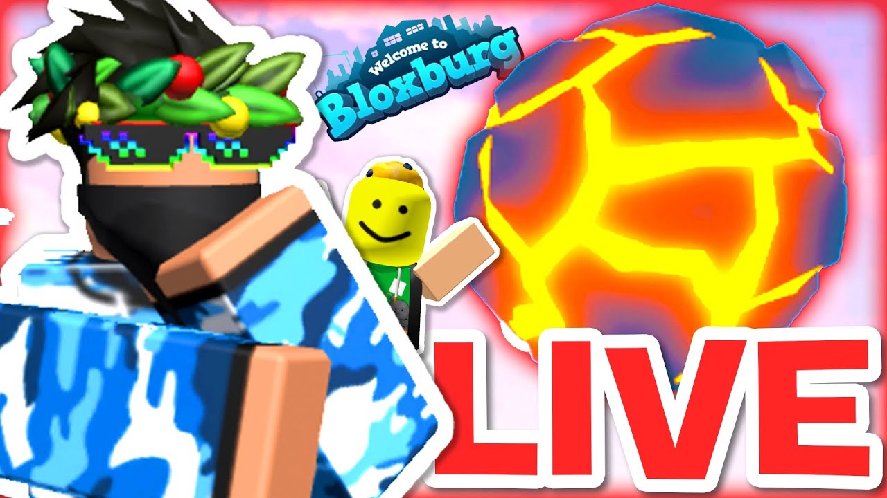 BLOXBURG MAP REVAMP (METEOR) ☄️🔴 LIVE - YouTube