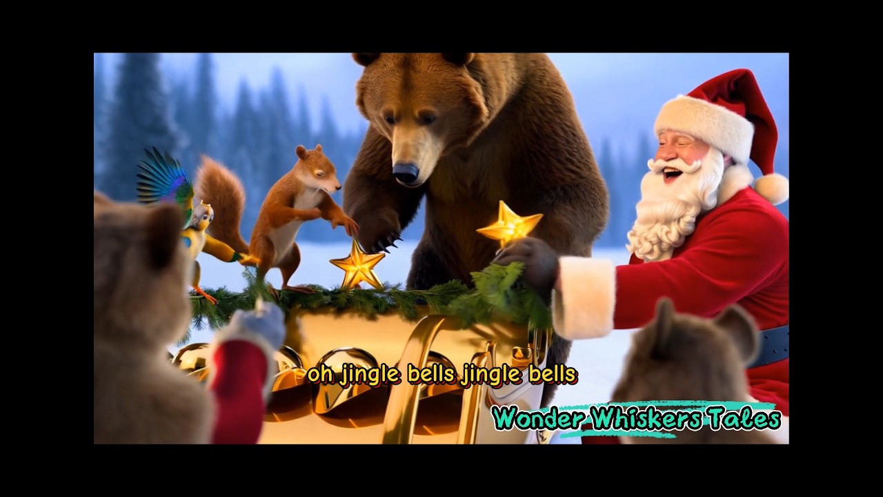 Jingle Bells and Jolly Animals | Fun Christmas Song for Kids 🎄 - YouTube