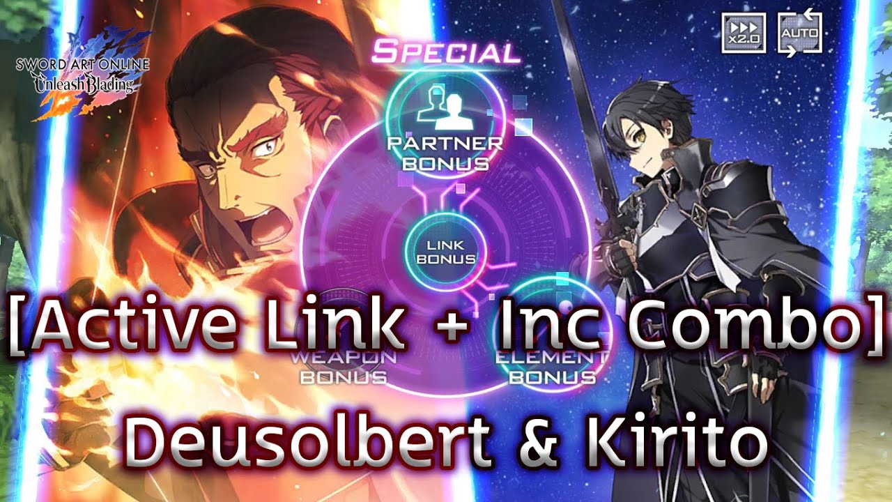 [SAOUB] [Active Link + Inc Combo] [Fierce Integrity Knight] Deusolbert ...