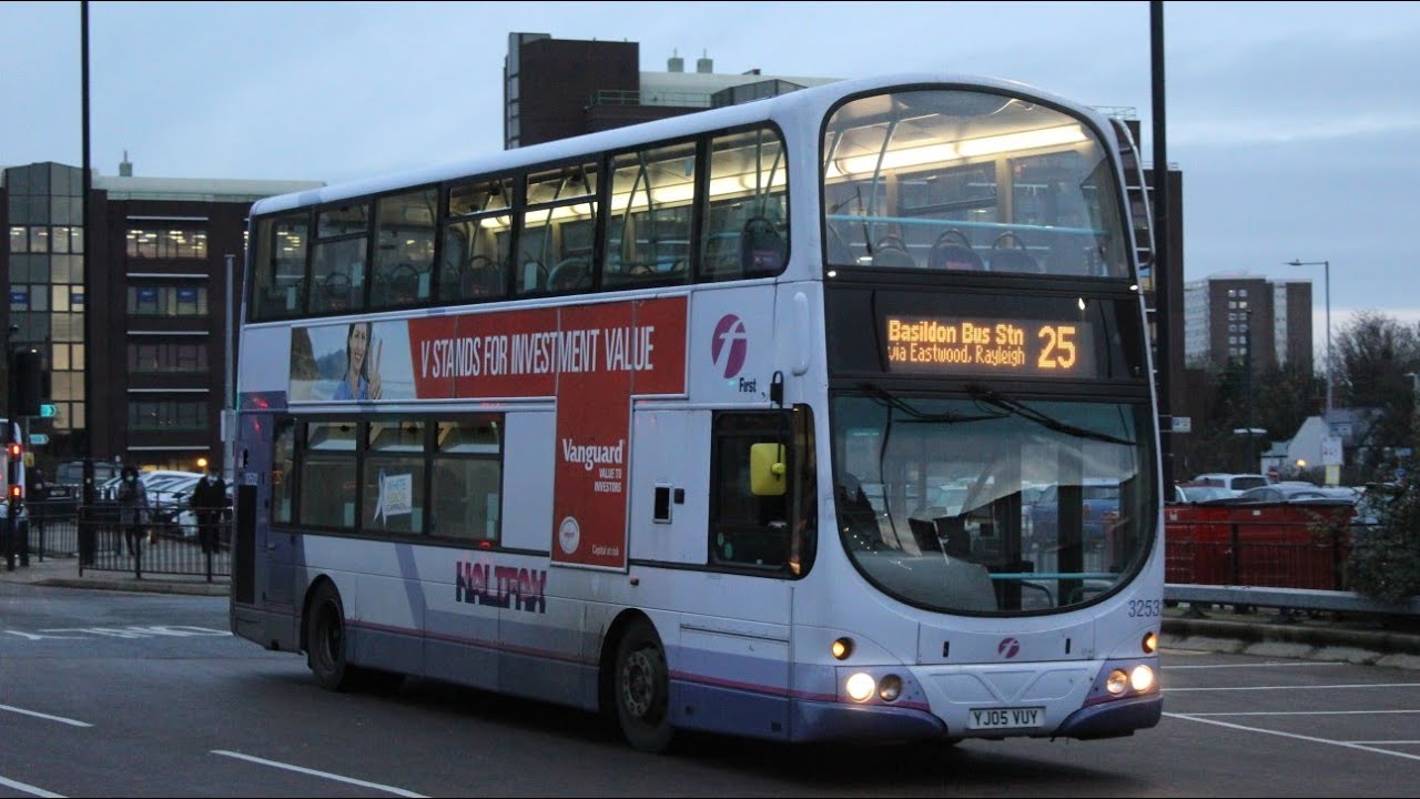 Recent Transfer First Essex Basildon Wright Gemini 1 Yj05 Vuy 32532 On Route 25 To
