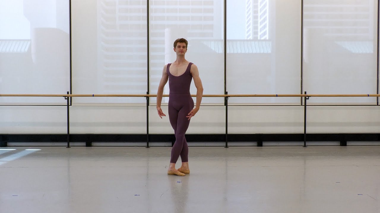 Relevé Attitude Devant | Ballet West Glossary - YouTube