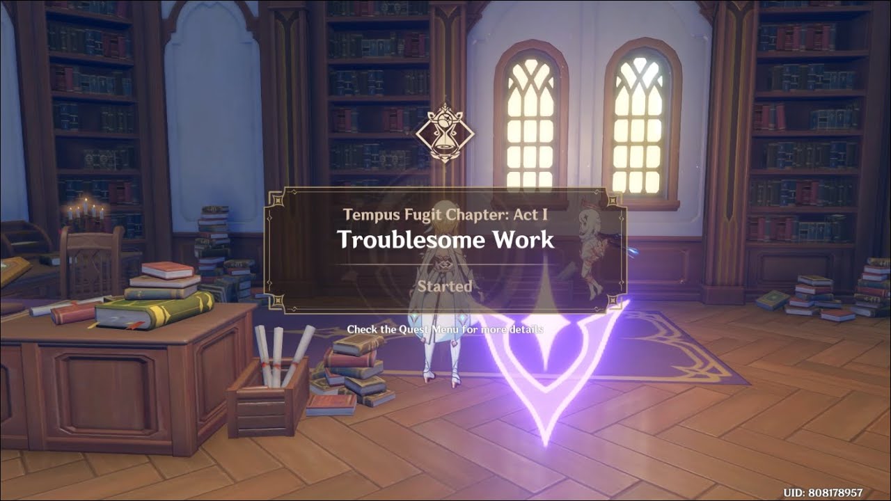 [原神] Tempus Fugit (Lisa), Act I: Troublesome Work - YouTube