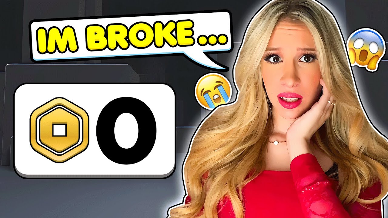 I SPENT ALL MY ROBUX... *im broke now* - YouTube