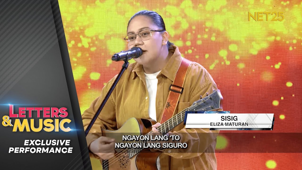 Eliza Maturan - Sisig (NET25 Letters and Music Performance) - YouTube