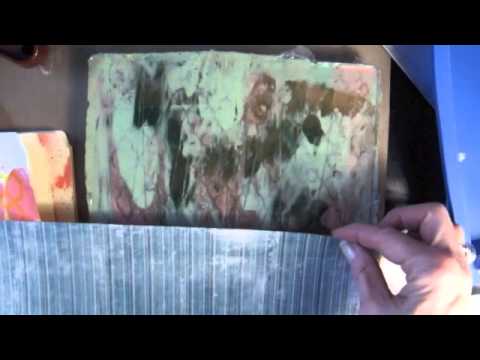 DIY Gelli Plate from littlecanvases - YouTube