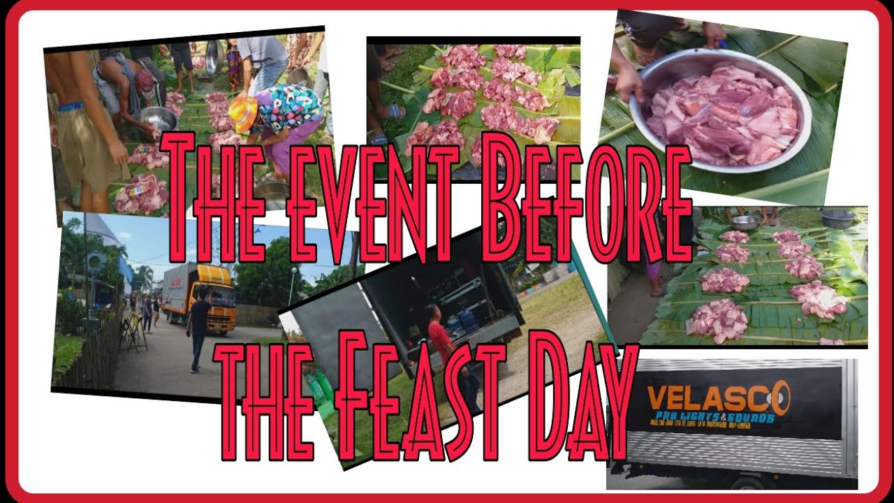 The event before the Feast Day in our Town(Bisperas)Happy feast Day ...