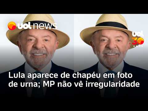 Ministério Público Eleitoral não vê irregularidade em foto de Lula com chapéu na urna