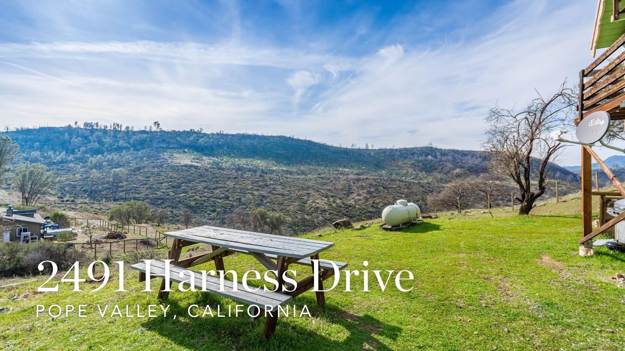 2491 Harness Drive ~ Pope Valley Home for Sale - YouTube