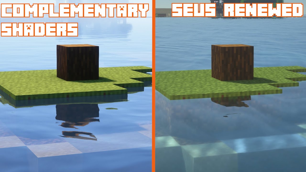 Complementary Shaders Vs Seus Renewed Shader Comparison Youtube