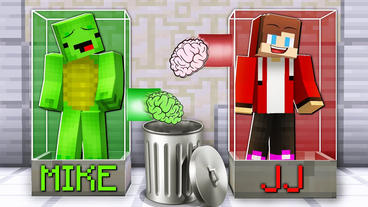 WHO REMOVE BRAINS From Mikey and JJ? - Minecraft (Maizen) - YouTube