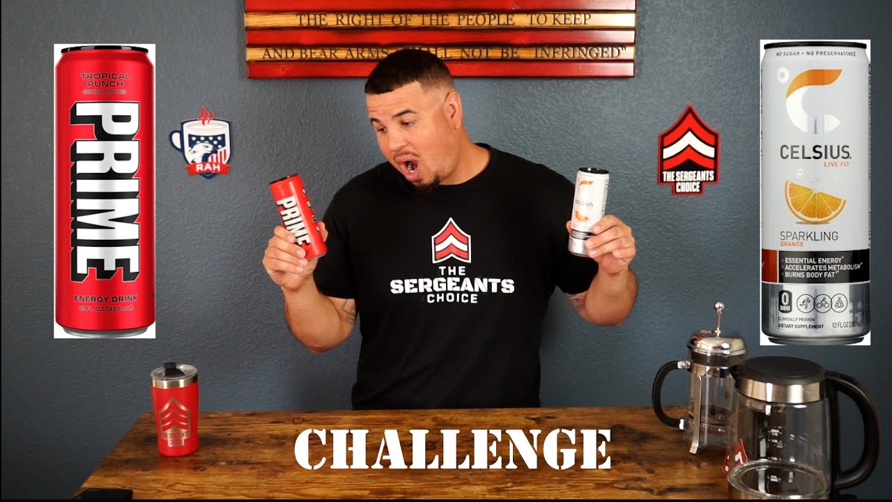 Prime Vs. Celsius - Energy Drink Challenge - YouTube