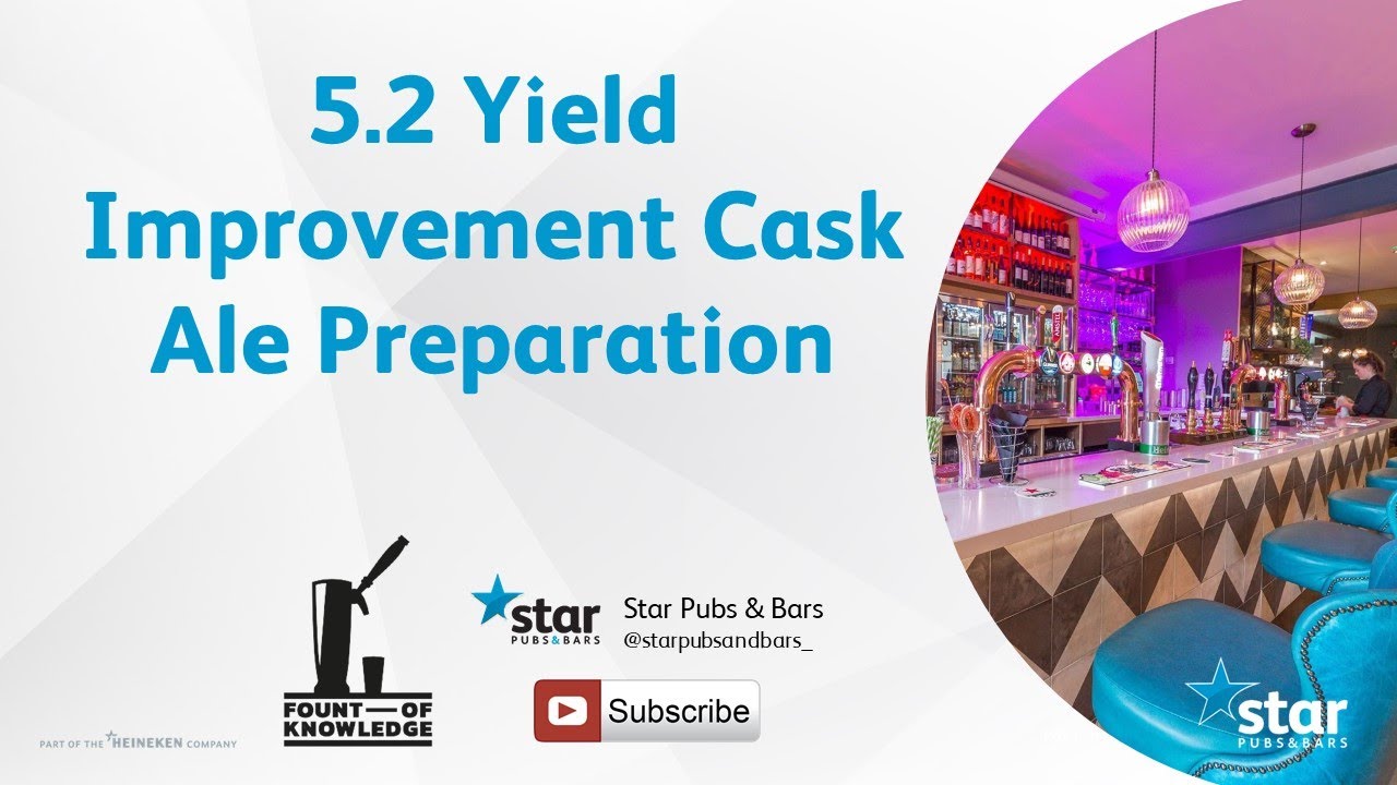 5.2 Yield Improvement Cask Ale Preparation - YouTube