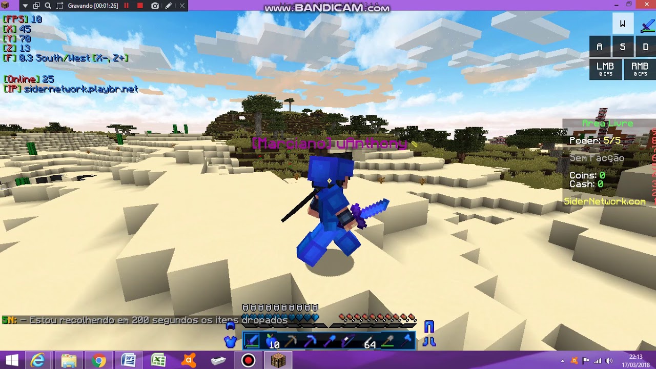 SERVER DE FACTIONS VIP FREE 1.8 - YouTube