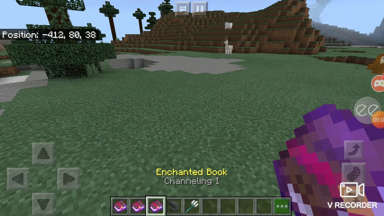 How to make a come back trident in Minecraft - YouTube