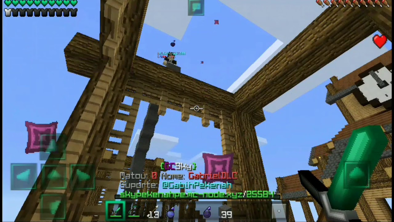 Minecraft:Melhor server de skywars e 1v1 (0.15.10) - YouTube