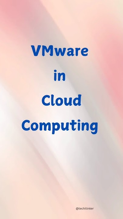 Vmware In Cloud Computinghadoopbig Data Shorts Cloudcomputing Hadooptutorial Youtube