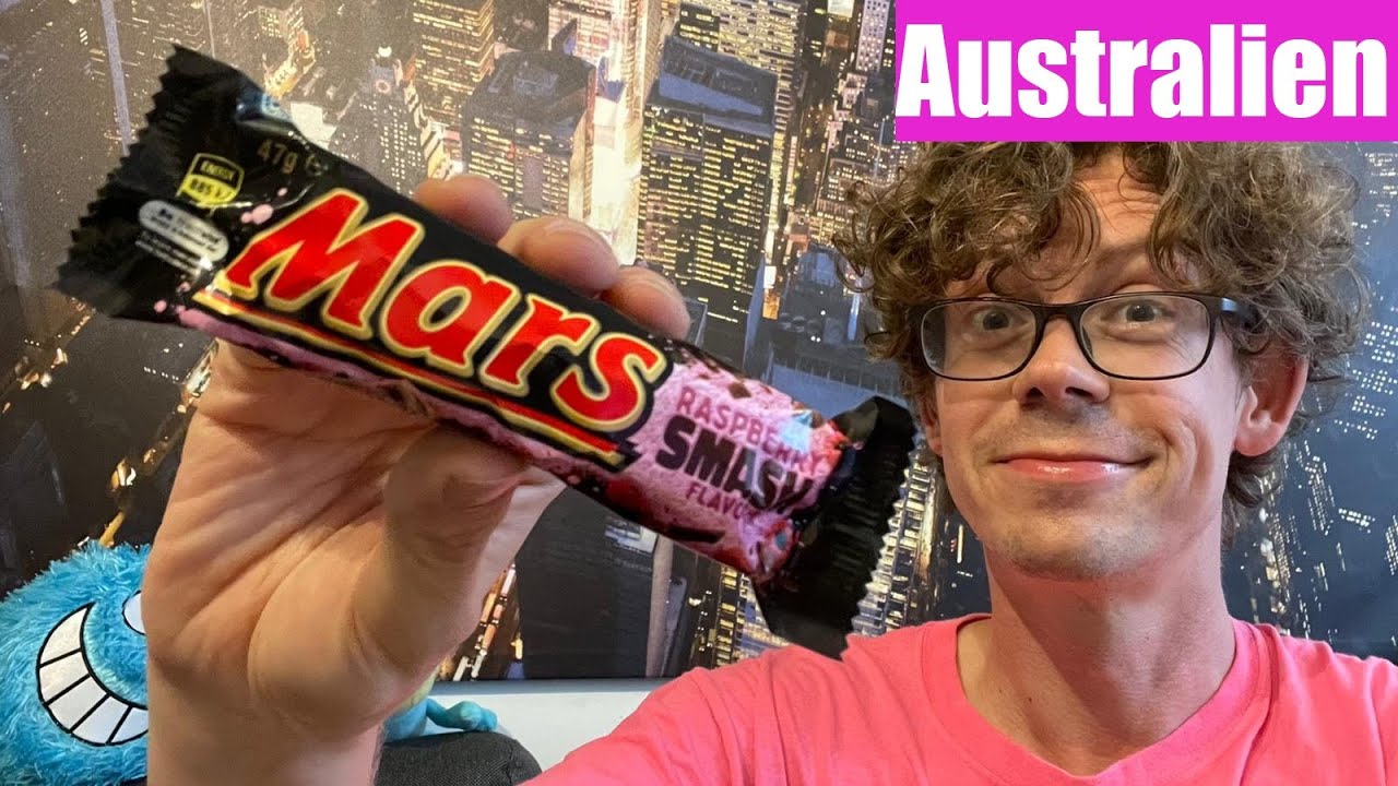 Mars Raspberry Smash Flavour aus Australien mit Himbeer-Geschmack im ...