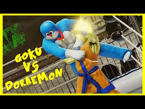 Goku SSJ VS Doraemon  [WWE]