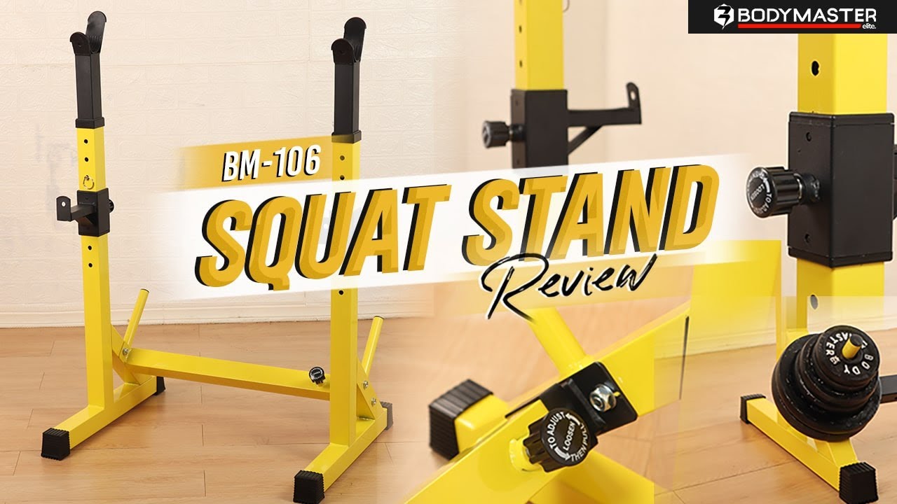 BODYMASTER Squat Stand - Barbell Rack Gym Workout - YouTube