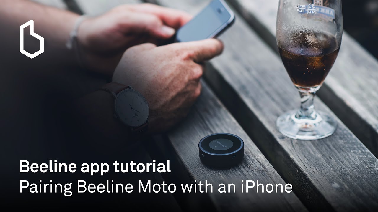 Pairing a Beeline Moto with an iPhone | Beeline Moto app tutorial - YouTube
