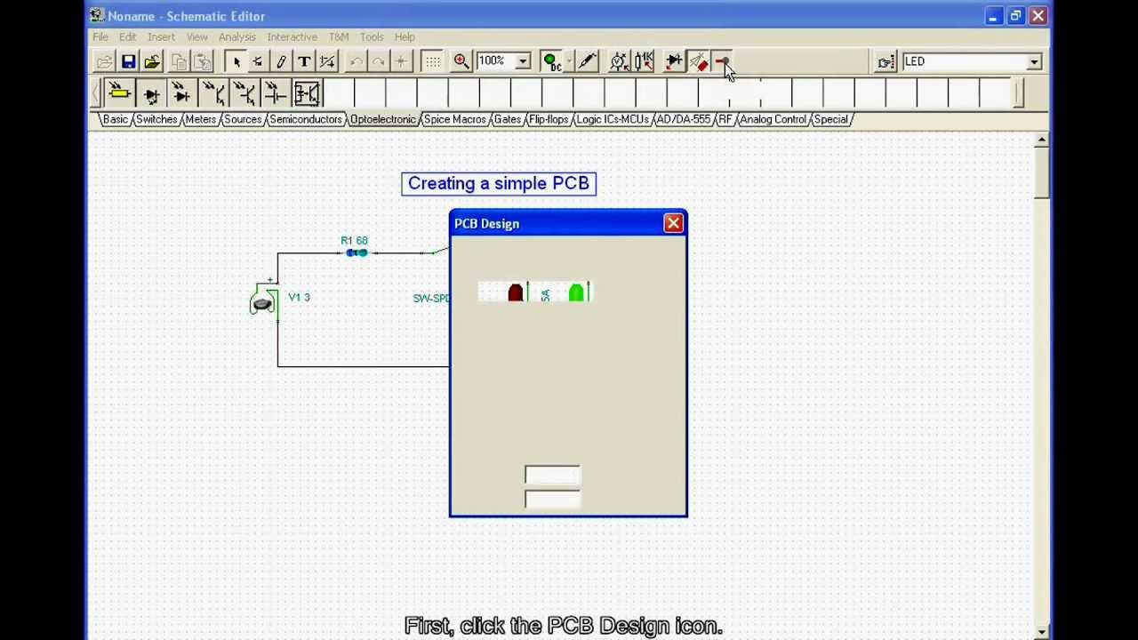 TINA Design Suite Creating Single and Double sided PCBs in TINA 1080p ...