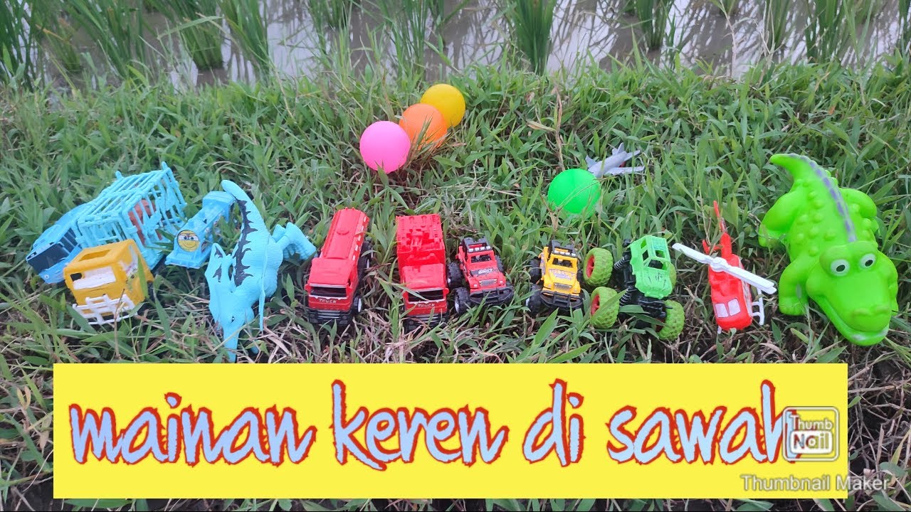 Mainan keren di sawah - YouTube