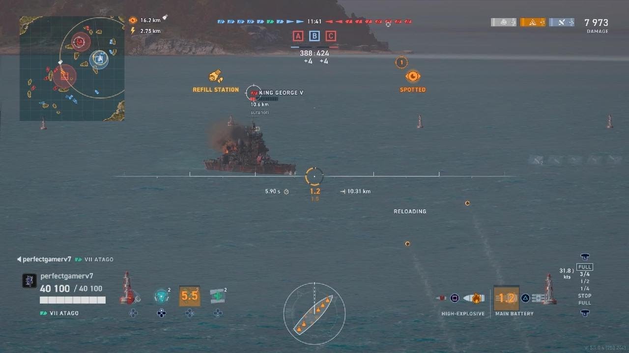 World of Warships: Legends GG draw game - YouTube
