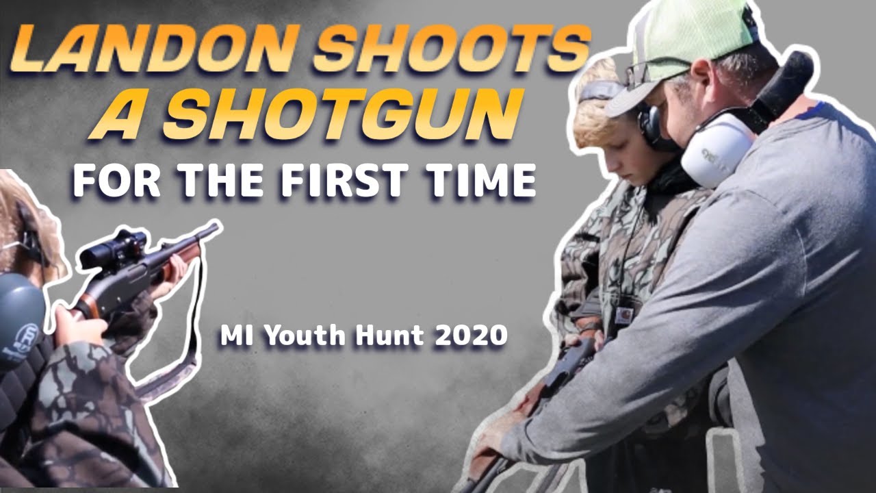 Father Teaches Son To Shoot A Shotgun - YouTube