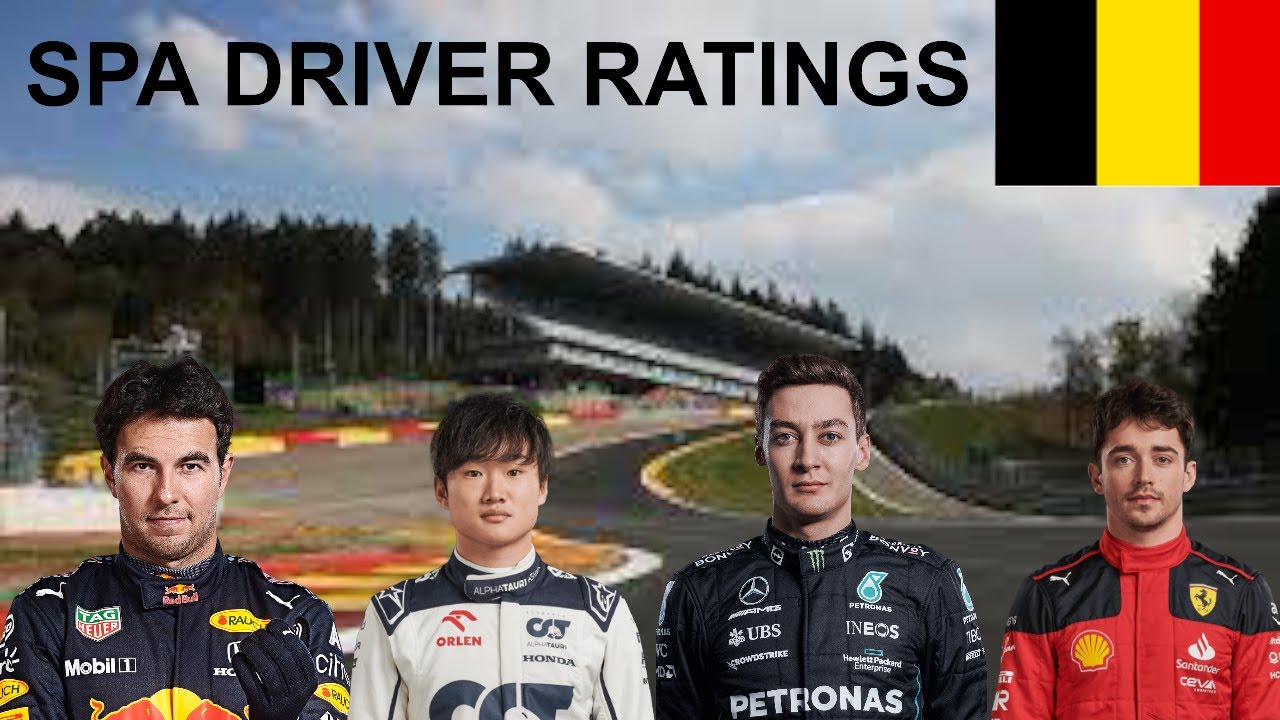 SPA DRIVER RATINGS - VERSTAPPEN ERA - YouTube