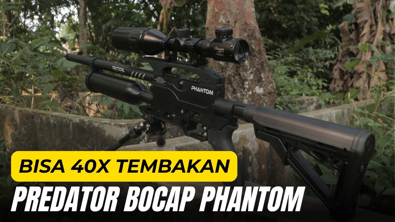 Bisa 40x Tembakan ? Tes Konsumsi Angin PCP Predator Bocap Black Army ...