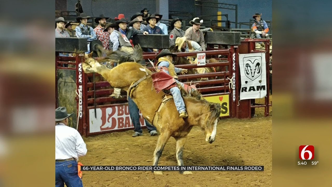 66-Year-Old Bronco Rider Gears Up For International Finals Rodeo - YouTube