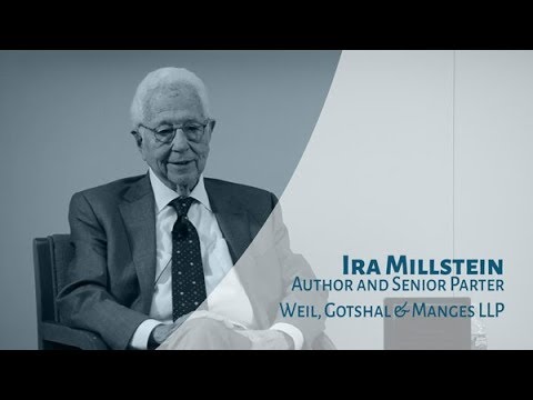 How to Run a Corporate Board Right | Ira Millstein - YouTube